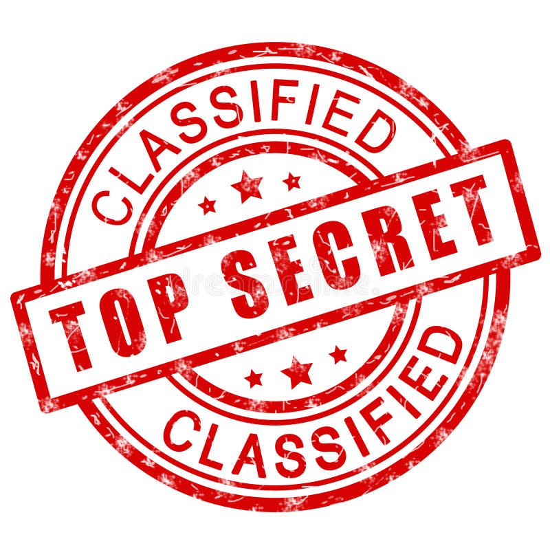 Cachet Secret Icône De Timbre Secret Rouge Illustration Stock ...