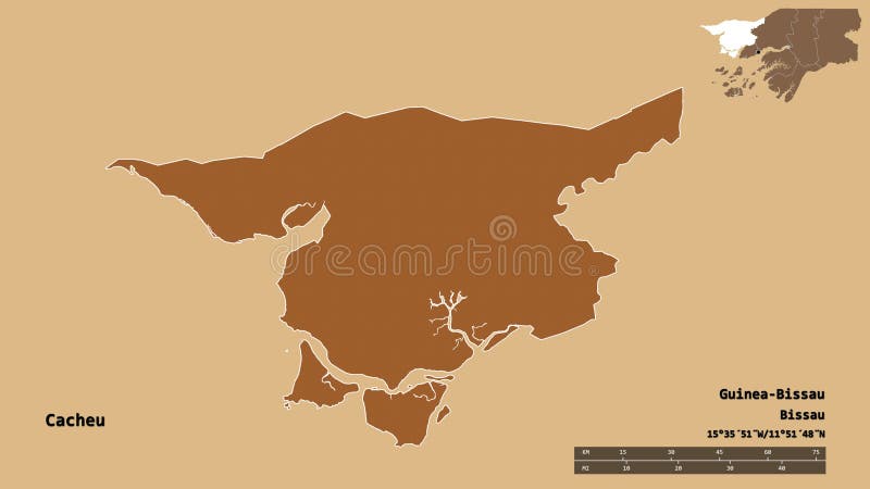 Cacheu, Region of Guinea-Bissau,. Previews. Administrative Stock ...