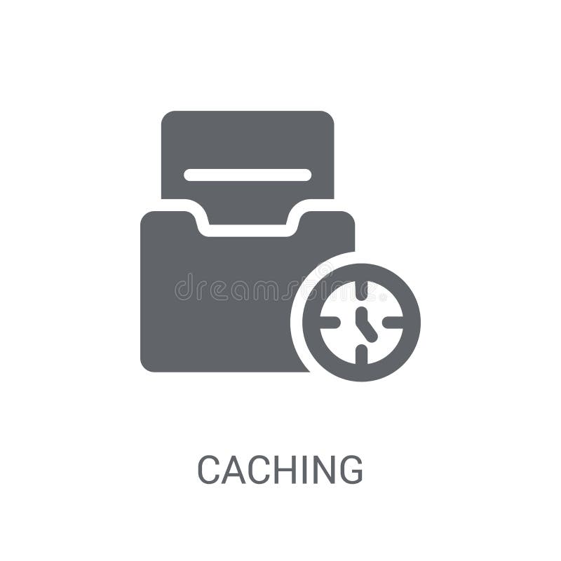 Caching Icon. Trendy Caching Logo Concept on White Background Fr Stock ... Caching Icon. Trendy Caching Logo Concept on White Background Fr Stock ...