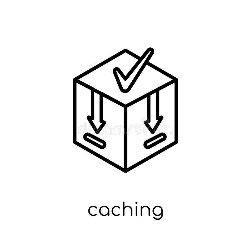 Caching Icon. Trendy Caching Logo Concept on White Background Fr Stock ... Caching Icon. Trendy Caching Logo Concept on White Background Fr Stock ...