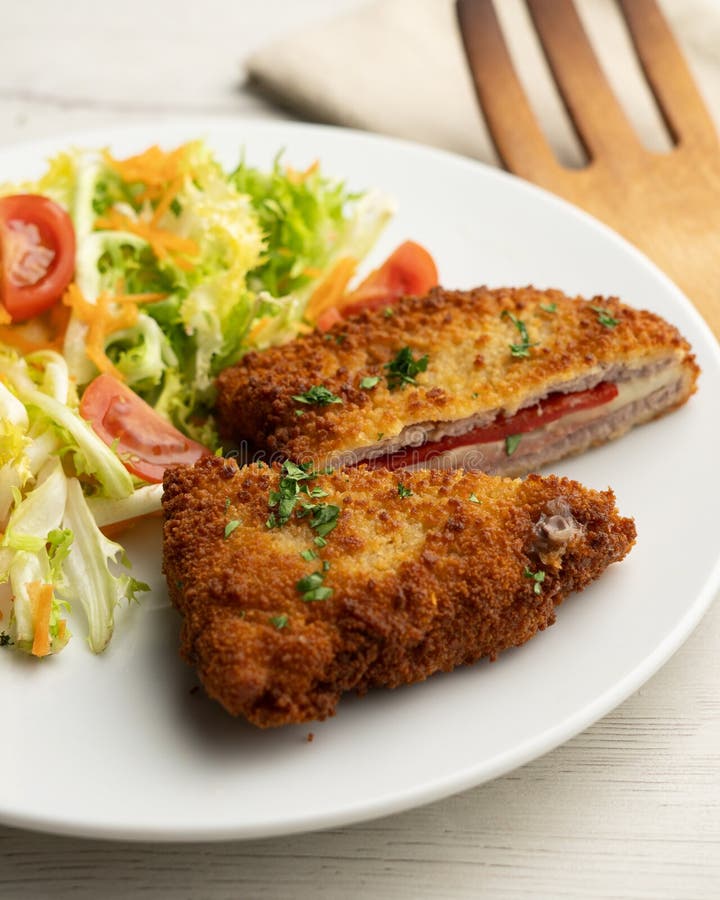 Cachopo is a Spanish Dish that Consists of Two Breaded Beef Fillets ...