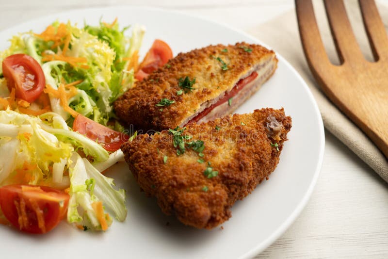 Cachopo is a Spanish Dish that Consists of Two Breaded Beef Fillets ...