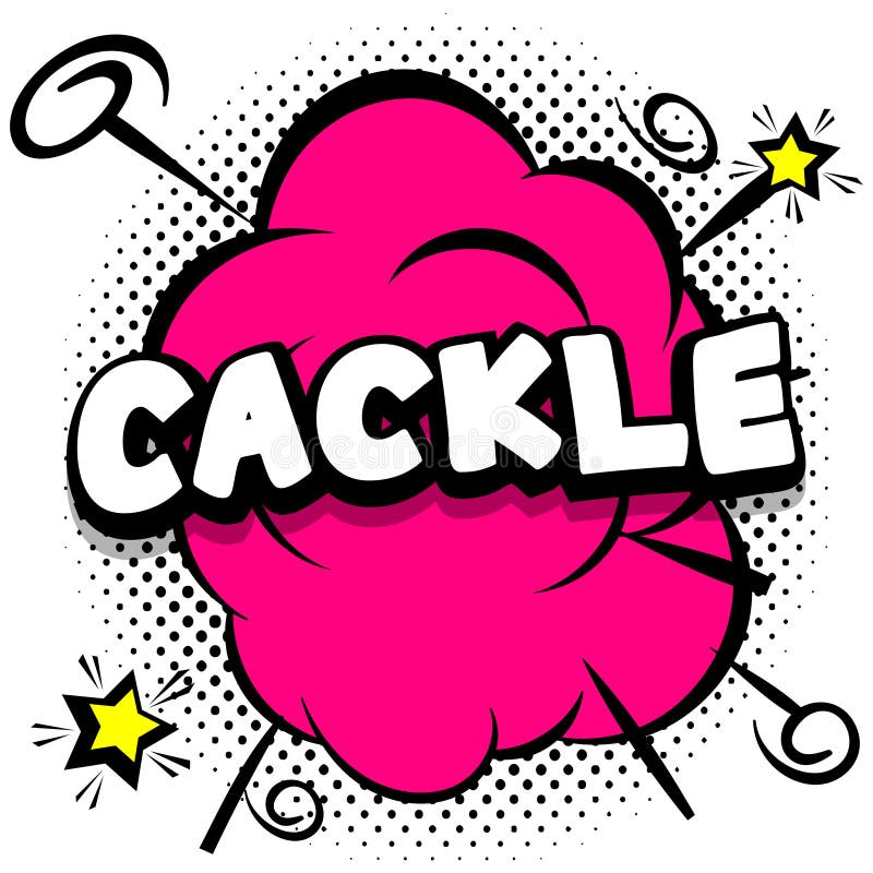 Cackle Comic Bright Template with Speech Bubbles on Colorful Frames Stock Vector - Illustration ...