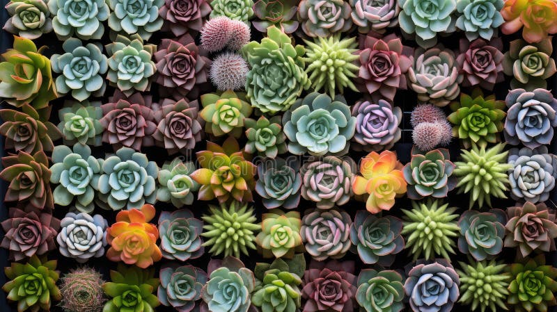 Cacti square frame plants stock illustration. Illustration of dynamic ...