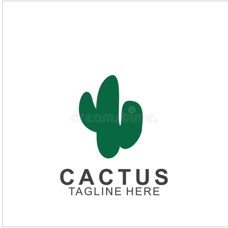 Cactus Logo with Creative Concept Stock Vector - Illustration of floral ...