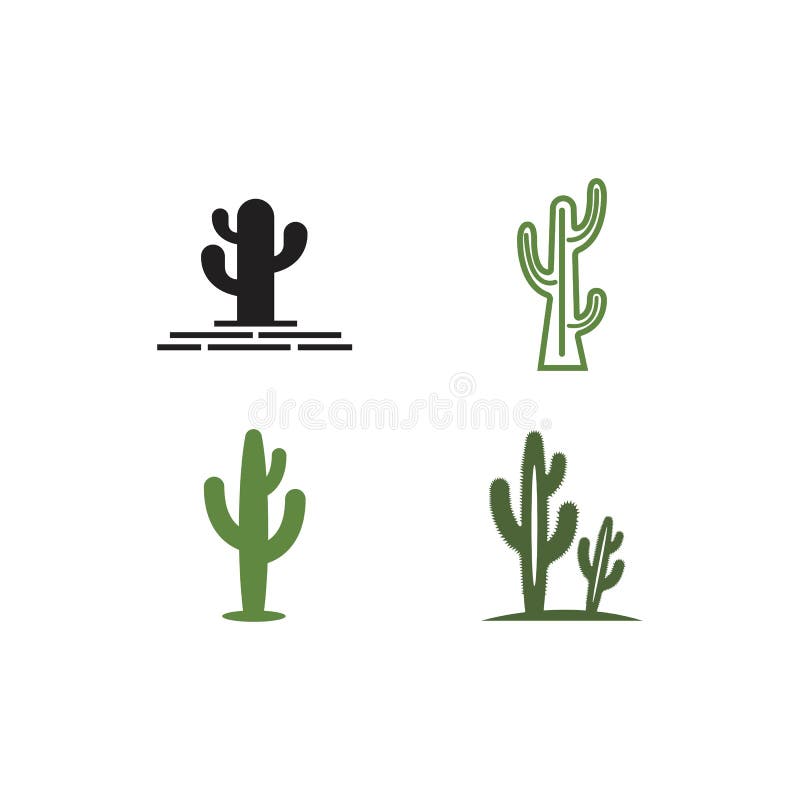 Cactus Logo stock vector. Illustration of icon, green - 190691801