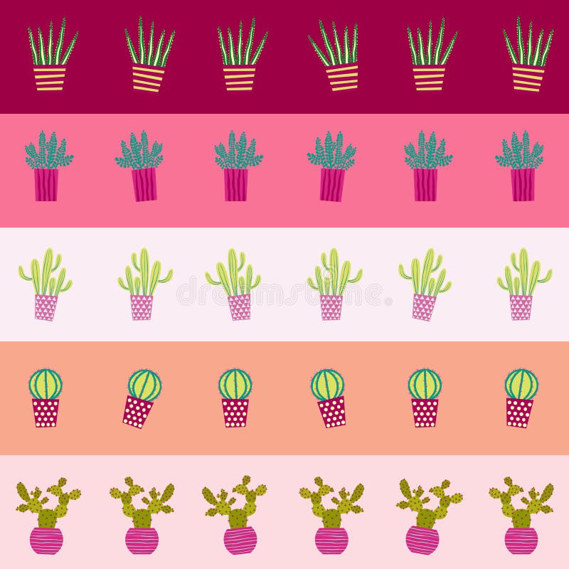 Cactus Repeating Pattern Stock Illustrations – 1,137 Cactus Repeating ...