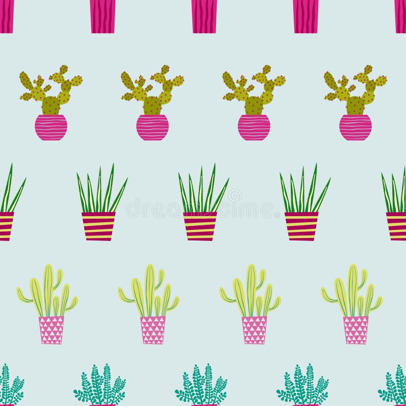 Cactus Repeating Pattern Stock Illustrations – 1,141 Cactus Repeating ...