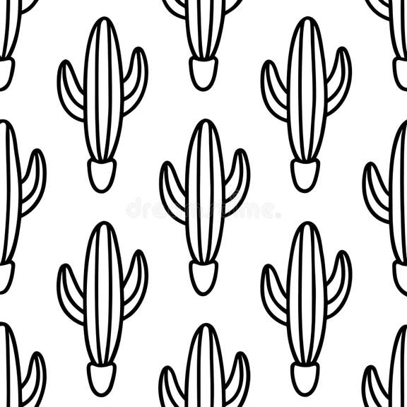 Cactus Repeating Pattern Stock Illustrations – 1,378 Cactus Repeating ...