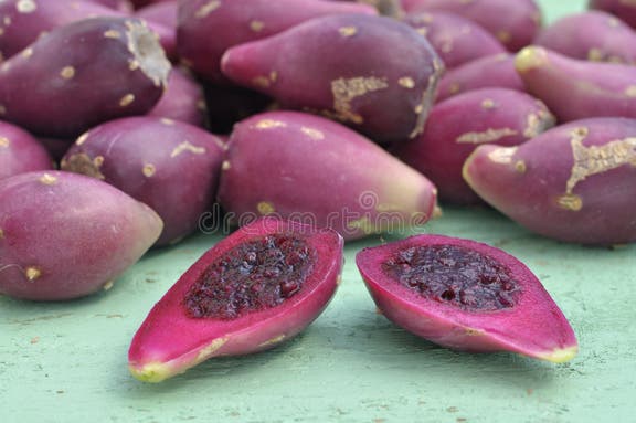 Cactus pears stock photo. Image of flesh, opuntia, horizontal - 23468682