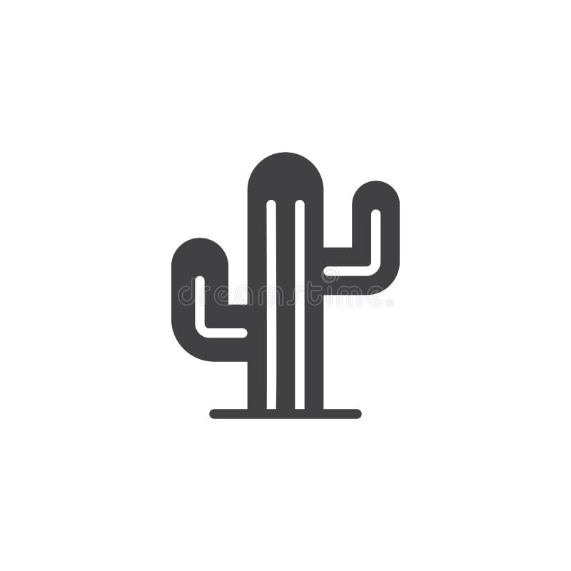 Cactus vector icon stock vector. Illustration of simple - 110931757