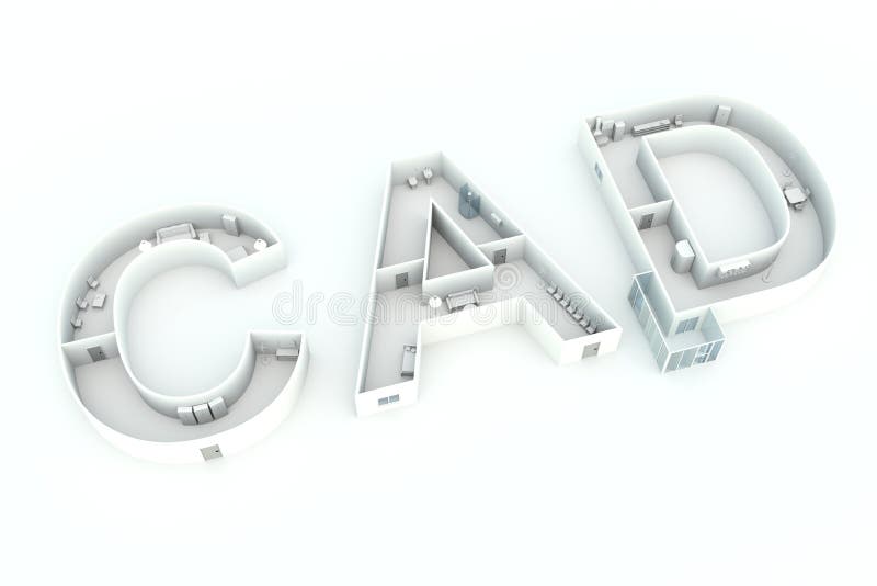 Cad stock de ilustración. Ilustración de ordenador, rinda - 96009877