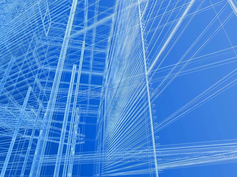 Cad background stock illustration. Illustration of monochrome - 1068163