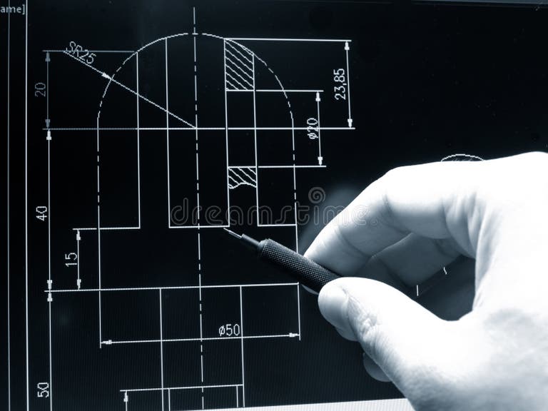 Cad blueprint stock photo. Image of interior, extension - 51458752