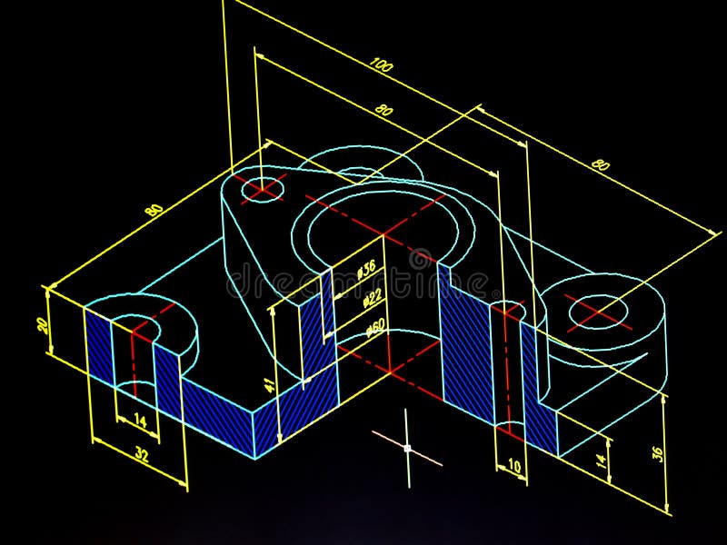 CAD Engineer at work stock photo. Image of communication - 10790916