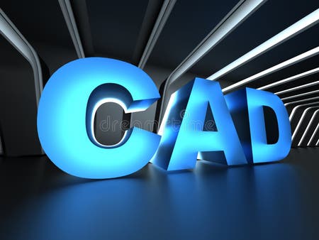 CAD - Computer-aided Design Stock Photo - Image of design, software ...