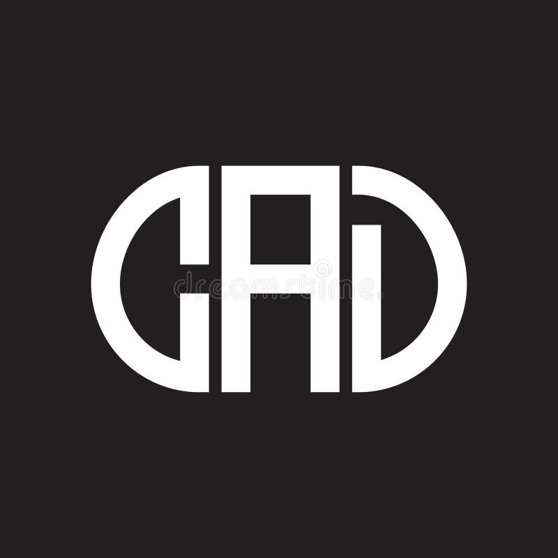 CAD Letter Logo Design on Black Background. CAD Creative Initials ...