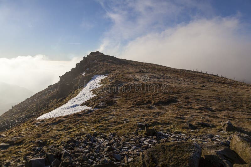 Cadair Berwyn mist stock photo. Image of cymru, mountain - 88140726