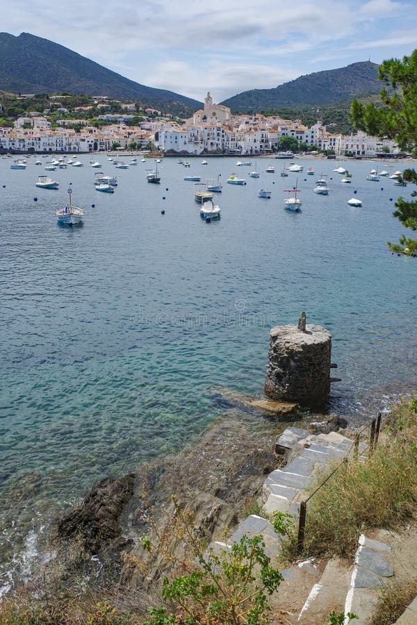 Cadaques, Spain - 30 June, 2024: View of Old Town Cadaques, Costa Brava ...