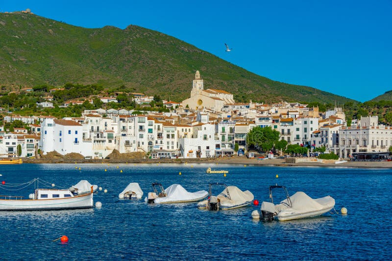 Cadaques, Spain, May 28, 2022: Panorama View of Spanish Village ...