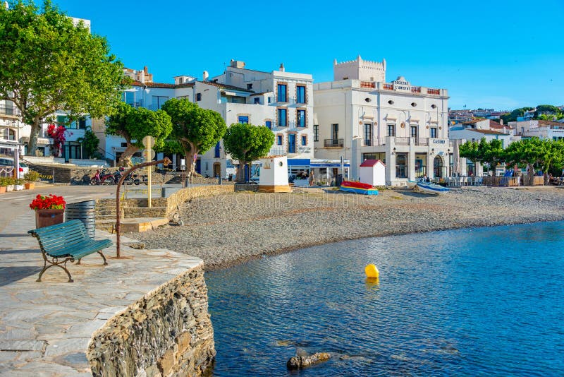 Cadaques, Spain, May 28, 2022: Panorama View of Spanish Village ...