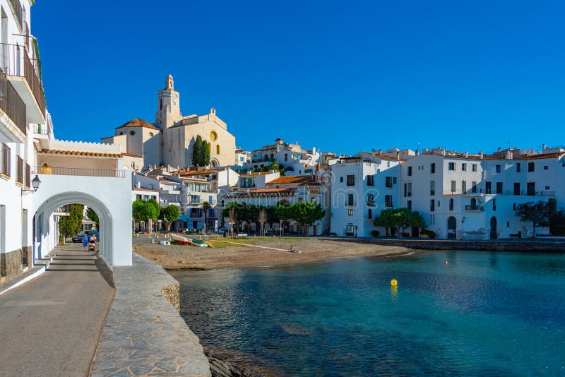 Cadaques, Spain, May 28, 2022: Panorama View of Spanish Village ...