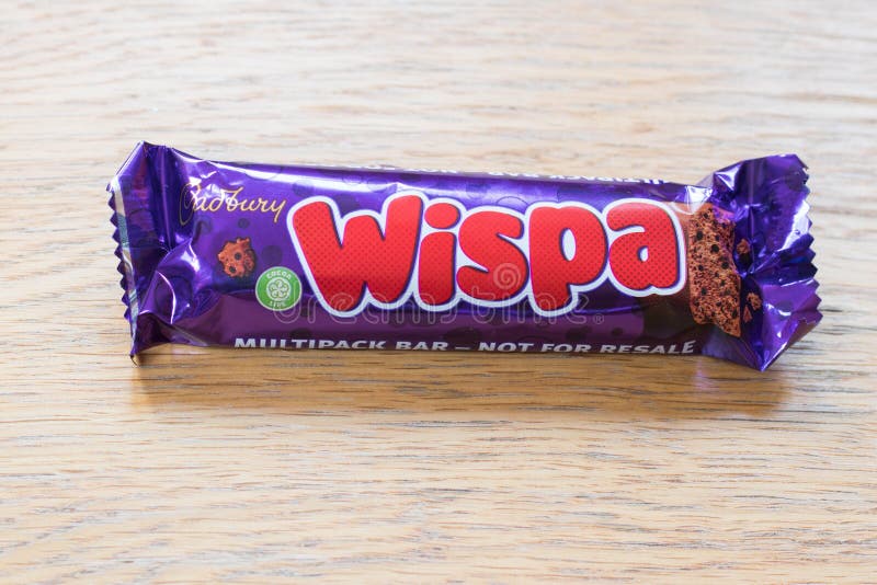 Cadburys Wispa Chocolate Bar Snack Editorial Photography - Image of ...