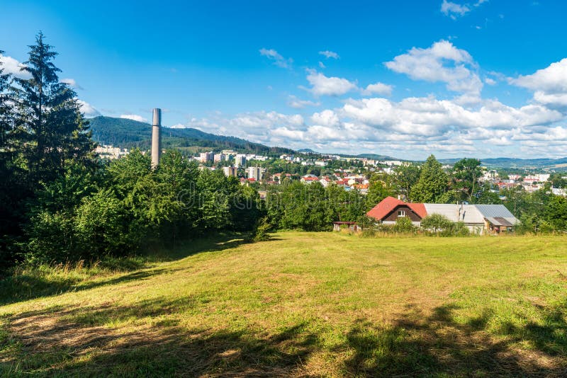 Cadca city in Slovakia stock photo. Image of urban, town - 252564190
