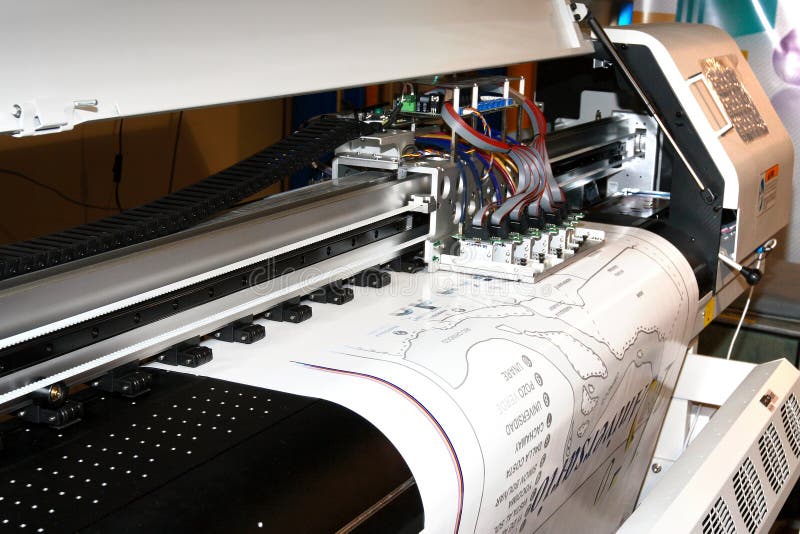 Large Scale Plotter stock image. Image of plotter, button - 69743