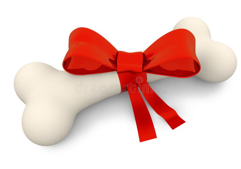 Illustration D'os De Chien De Cadeau Illustration de Vecteur ...