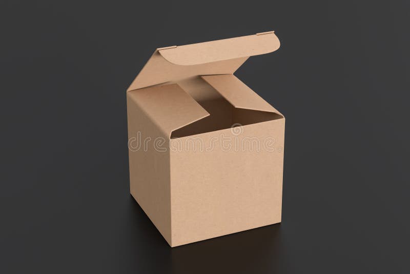Cadeaudoos Voor Lege Kartonnen Doos Met Geopende Scharnierende Flap Op ... Cadeaudoos Voor Lege Kartonnen Doos Met Geopende Scharnierende Flap Op ...
