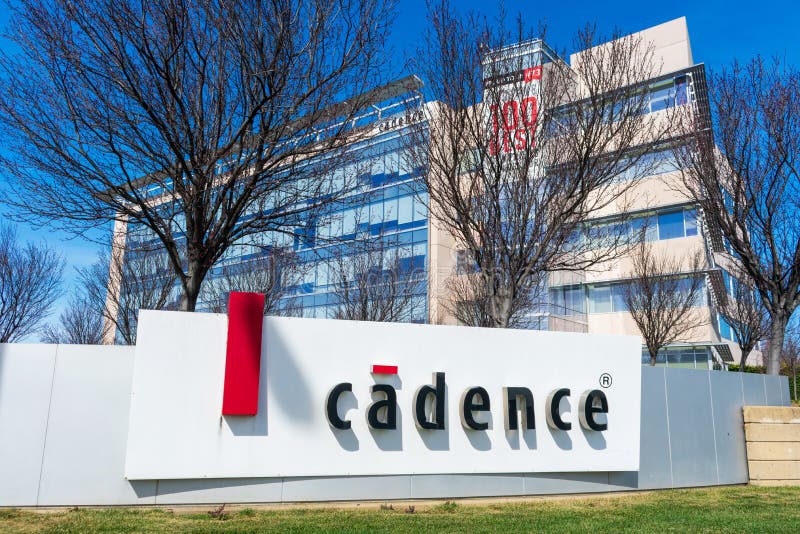Cadence Sign on Company Headquarters in Silicon Valley. Cadence is a ...