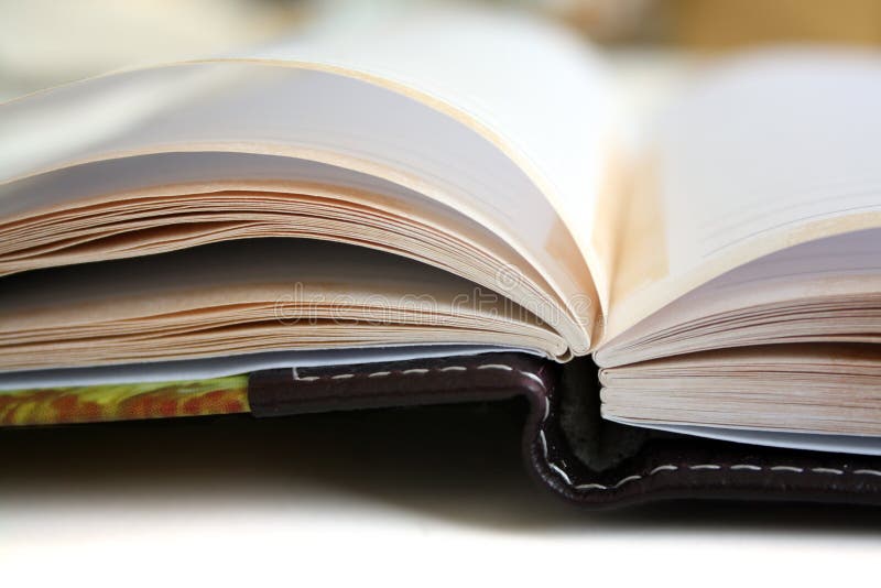 Caderno aberto imagem de stock. Imagem de branco, aberto - 24480805
