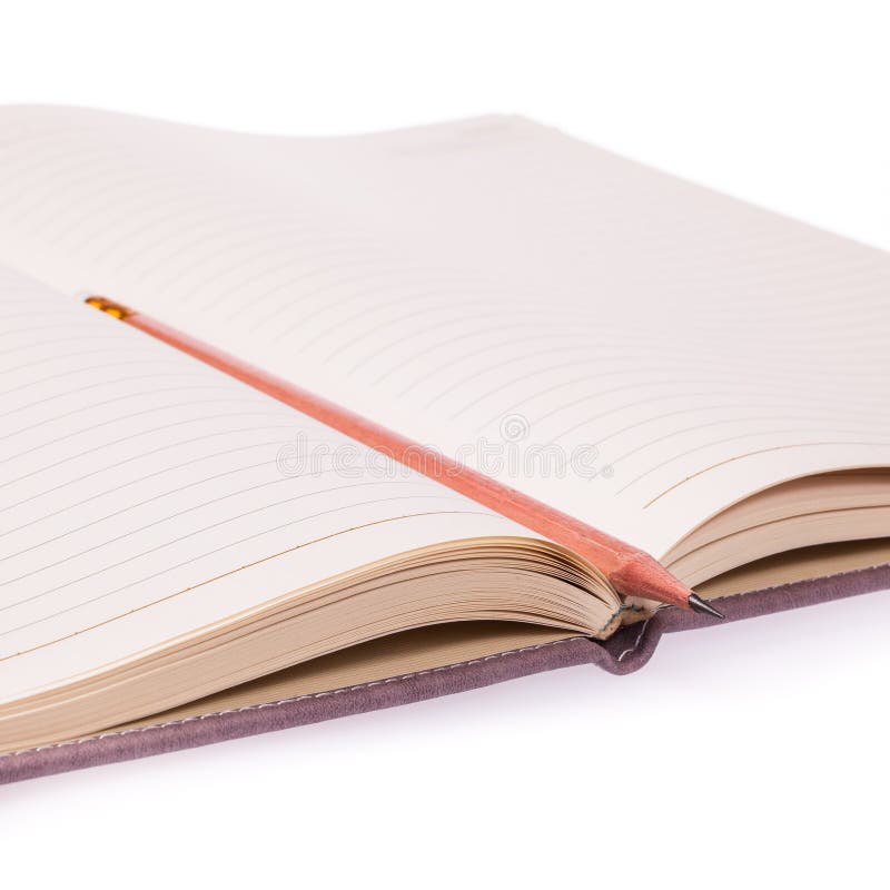 Caderno aberto foto de stock. Imagem de escreva, colheita - 32967544