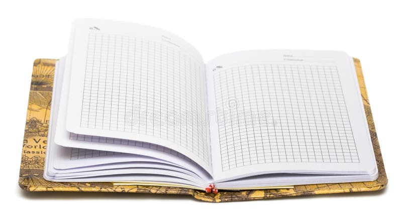 Caderno aberto foto de stock. Imagem de livro, faculdade - 7288622
