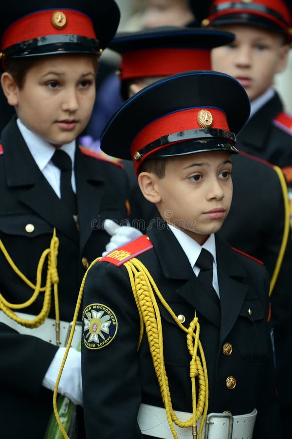 The Cadets of the First Moscow Cadet Corps. Editorial Photography ...