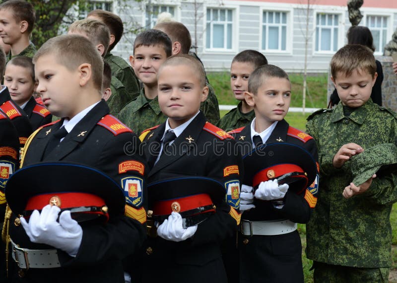 The Cadets of the First Moscow Cadet Corps. Editorial Image - Image of ...