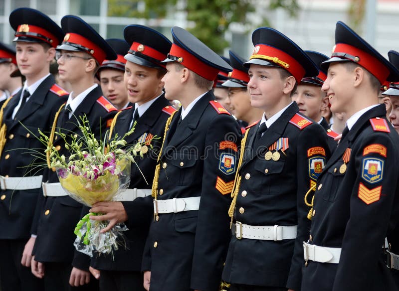The Cadets of the First Moscow Cadet Corps. Editorial Photo - Image of ...