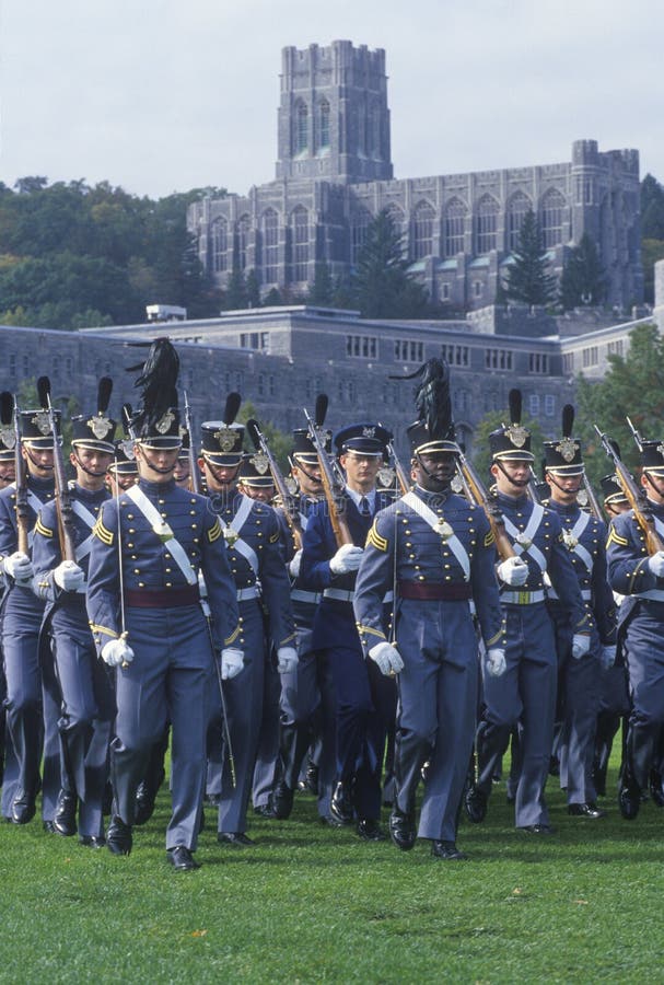 Cadets Marching in Formation Editorial Stock Photo - Image of point ...