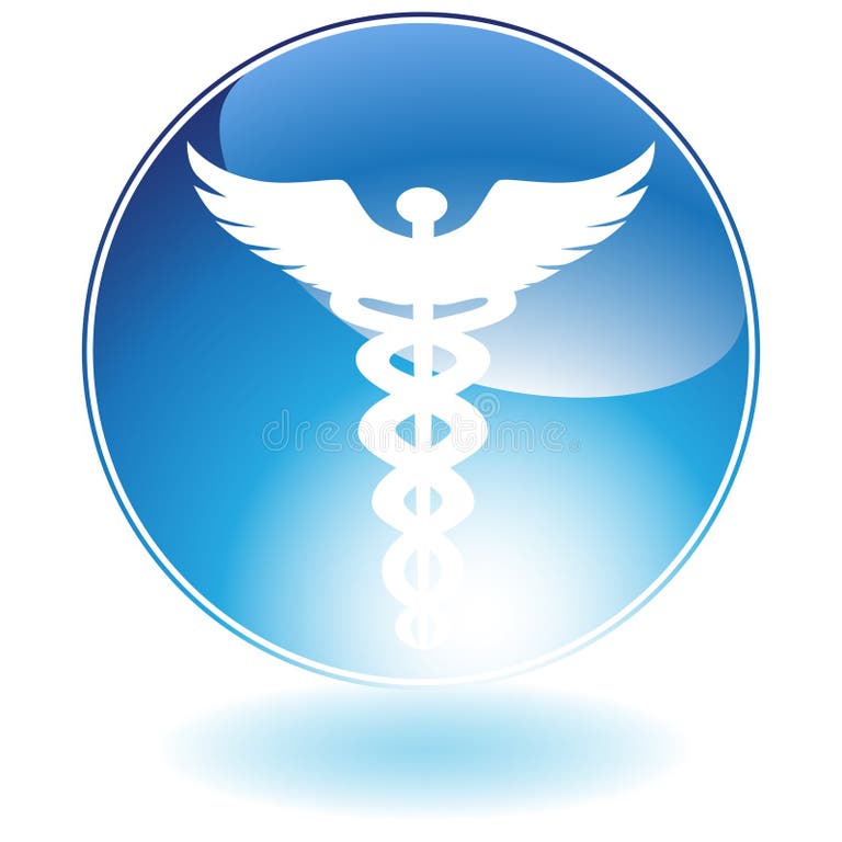 Blue Caduceus Logo Stock Illustrations – 567 Blue Caduceus Logo Stock ...