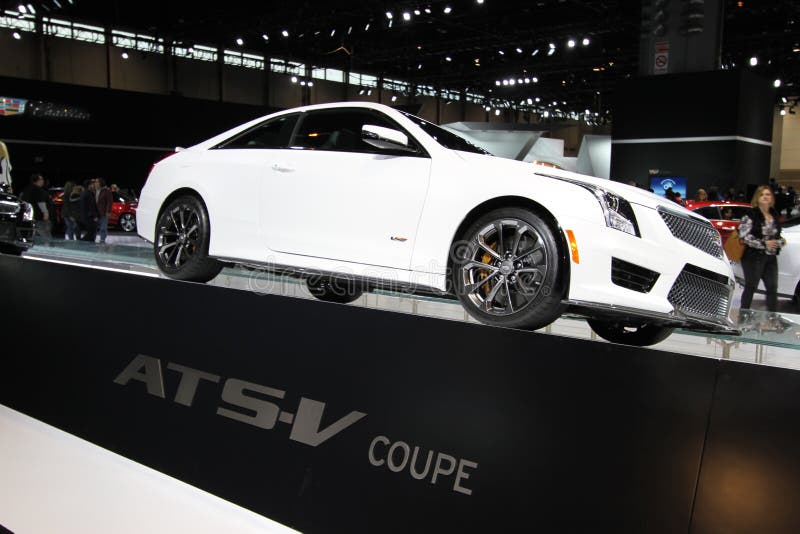 Cadillac ATS-V 2015 editorial stock image. Image of exhibition - 51165519