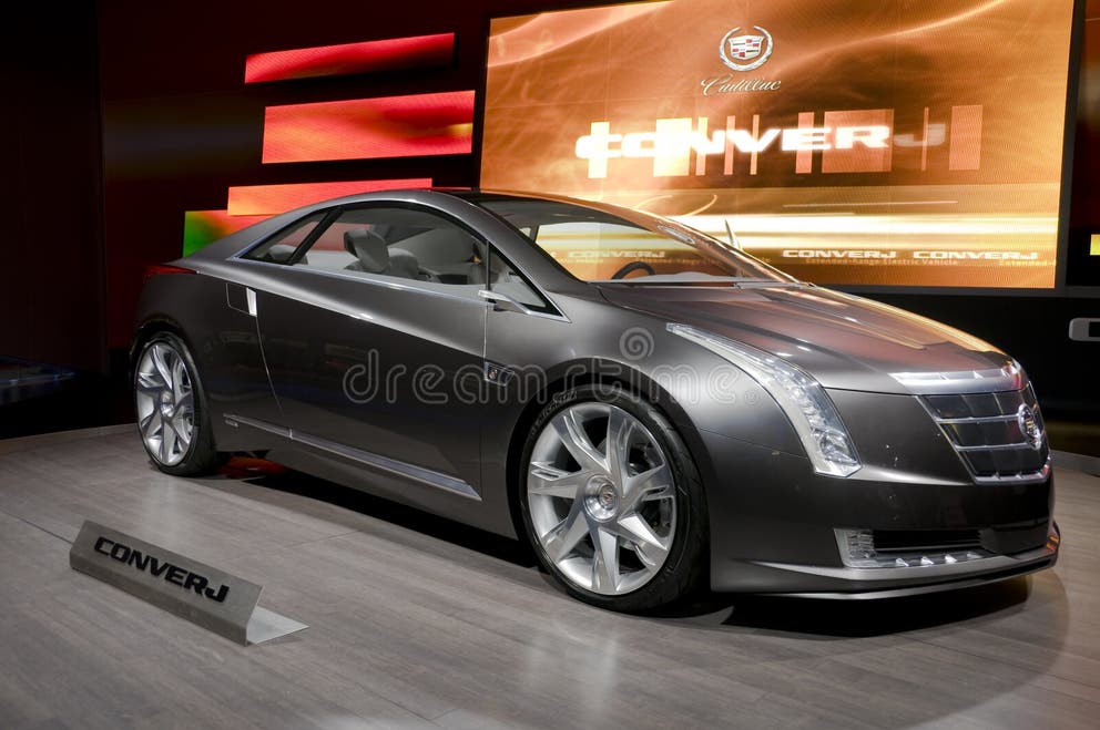 Cadillac Converj Concept editorial photo. Image of hybrid - 8670056