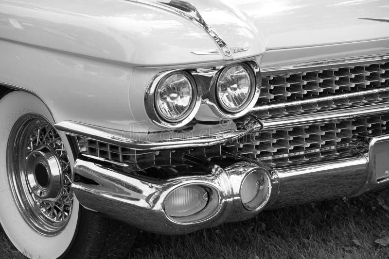 Cadillac Front End stock image. Image of gril, closeup - 7704855