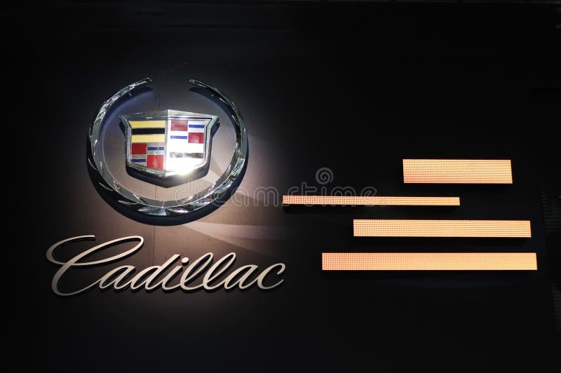 Cadillac logo editorial photo. Image of name, brand, concept - 16361301