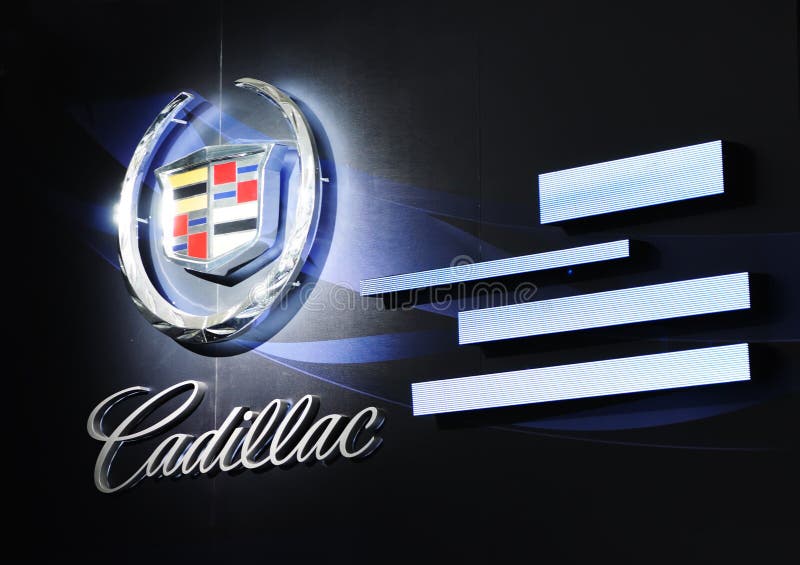 Cadillac logo editorial stock image. Image of market - 16345874