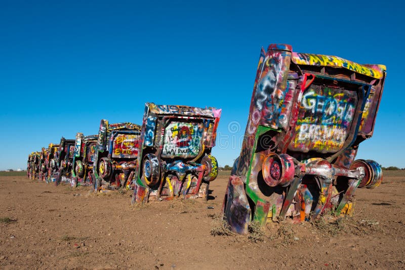 Cadillac Ranch editorial photo. Image of auto, automobiles - 16813516
