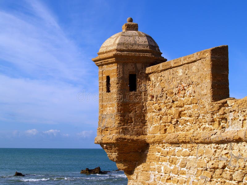 Cadiz stock photo. Image of city, beach, atlantic, architecture - 10015252