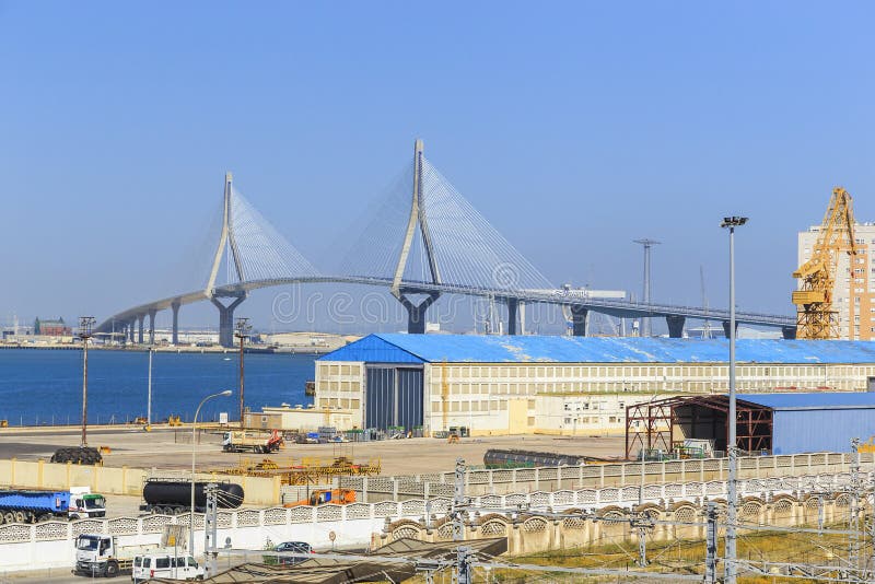 The Bridge of the Constitution of 1812 in Cadiz Editorial Photography ...