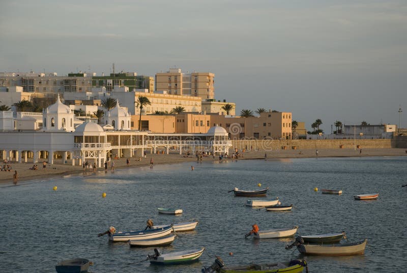 Cadiz sunset stock image. Image of andalusia, cadiz, sunset - 16358035
