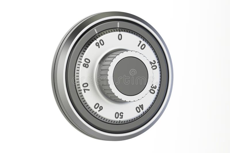Cadran Sûr De Combinaison, Rendu 3D Illustration Stock - Illustration ...